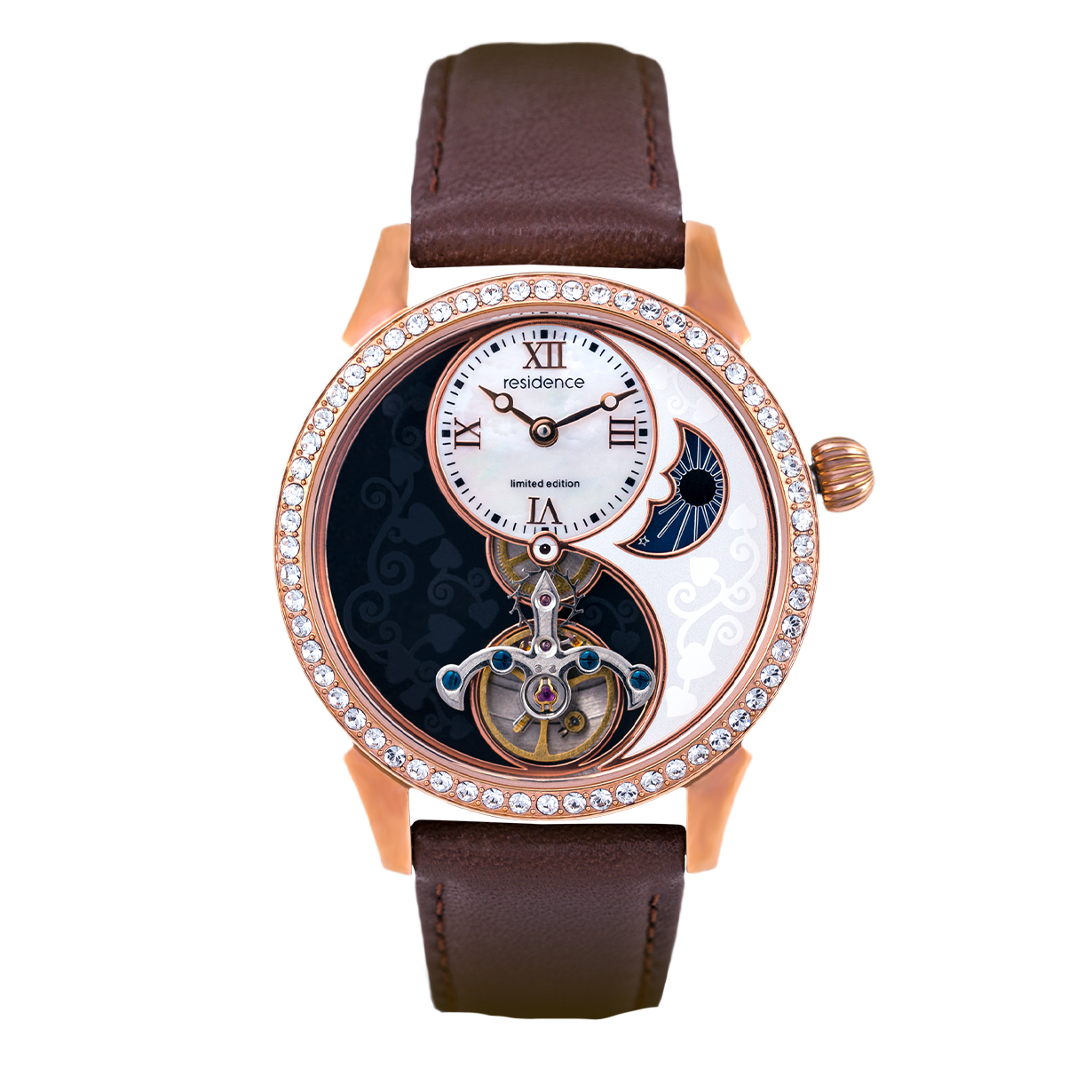 YIN YANG Watch STAR Rose Gold Colored 37mm